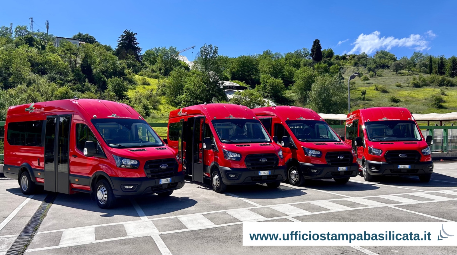Potenza: 4 nuovi bus urbani, 20 in arrivo, un giardino e un bosco ...