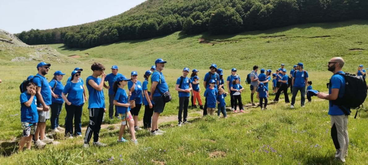 Il Pollino si è tinto di blu, grazie alla staffetta per l'autismo ...